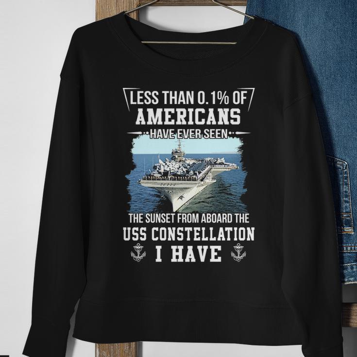 Uss Constellation Cv 64 Cva 64 Sunset Sweatshirt | Mazezy