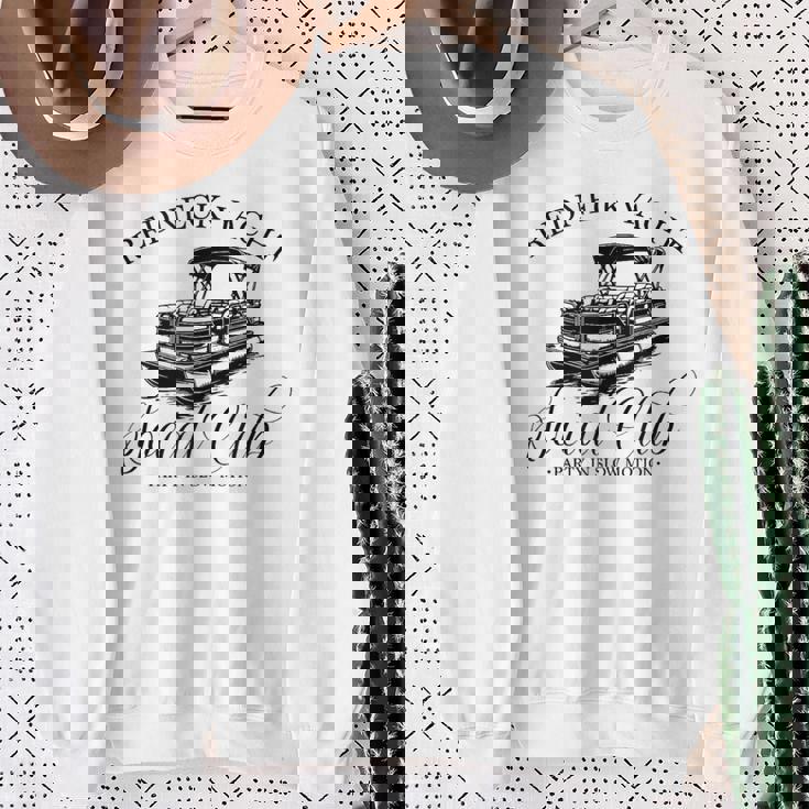 Redneck Yacht Social Club Party In Slow Motion Sweatshirt | Mazezy