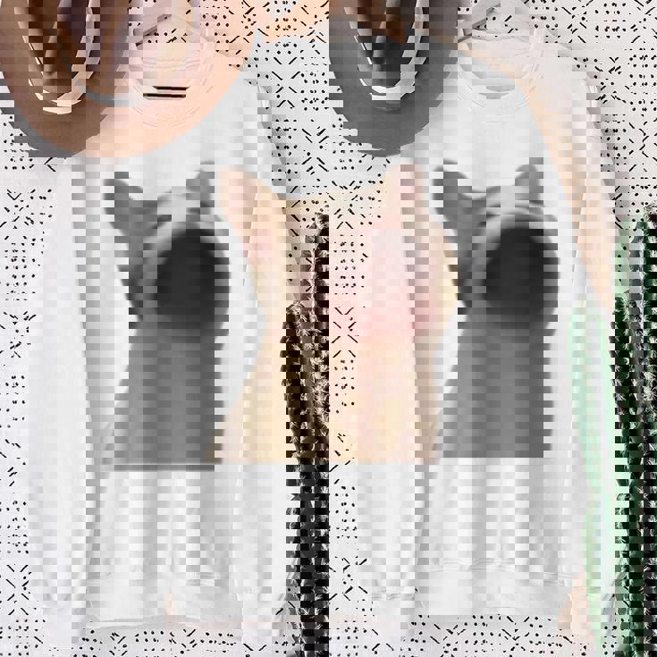 Wide Mouth Cat Meme Popping Cat Meme Singing Cat Meme Sweatshirt ...