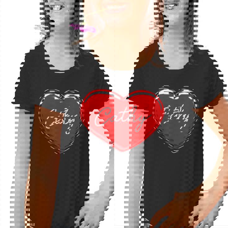 Corazón Dibujado A Mano Cathy Nombre Corazones I Love Cathy Camiseta ...