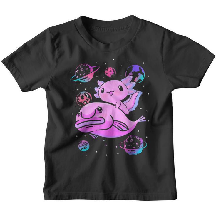 Ajolote En Estilo Kawaii Pez Borrón Camiseta niño - Regaloses
