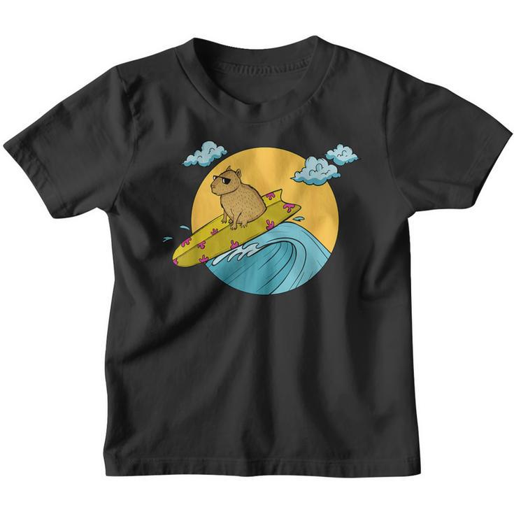 Capibara Roedor Surfear Surfista Olas Capybara Carpincho Camisa de ...
