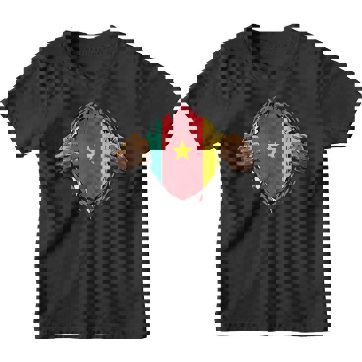 Drapeau Du Patrimoine Camerounais Avec Racines Fières Du Cameroun T ...