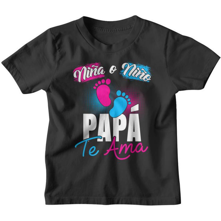 Niña O Niño Papá Te Ama Fiesta Revelación De Genero Camiseta unisex ...
