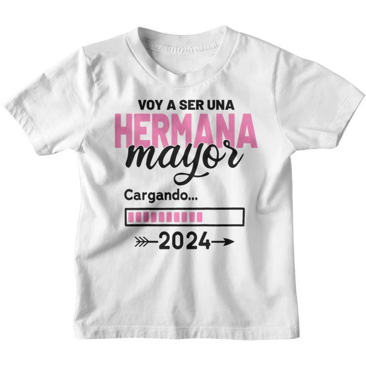 Niños Voy A Ser Una Hermana Mayor 2024 Hermana Mayor 2024 Camiseta ...