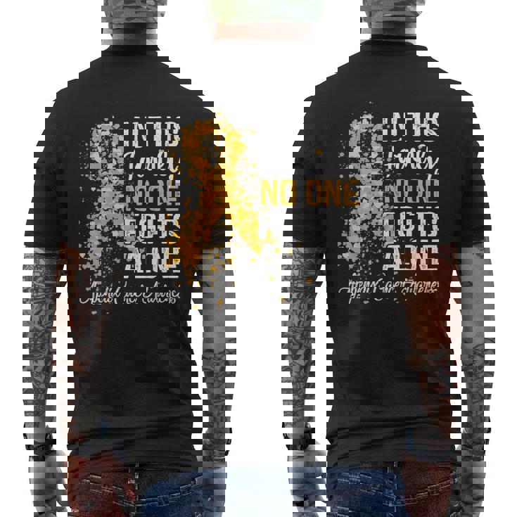 Appendix Cancer In This Family No One Fights Ac Alone Men's T-shirt ...