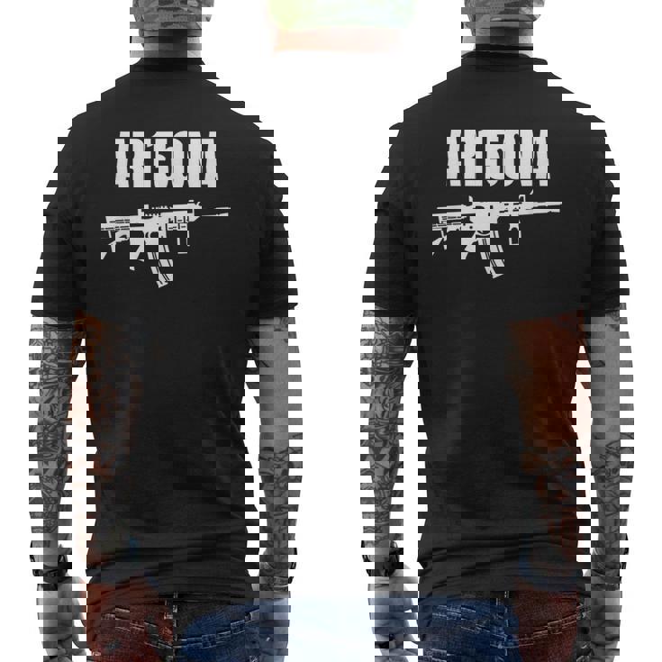 Ar15ona Arizona 2Nd Amendment Ar 15 For Gun Owners Men's T-shirt Back Print - Monsterry