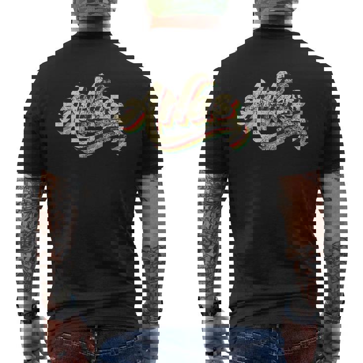 Atlas Name First Or Family 70S Inspired Vintage Script Men's T-shirt ...