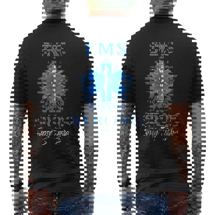 Ems Stronger Together Theme Emt Men's T-shirt Back Print | Mazezy