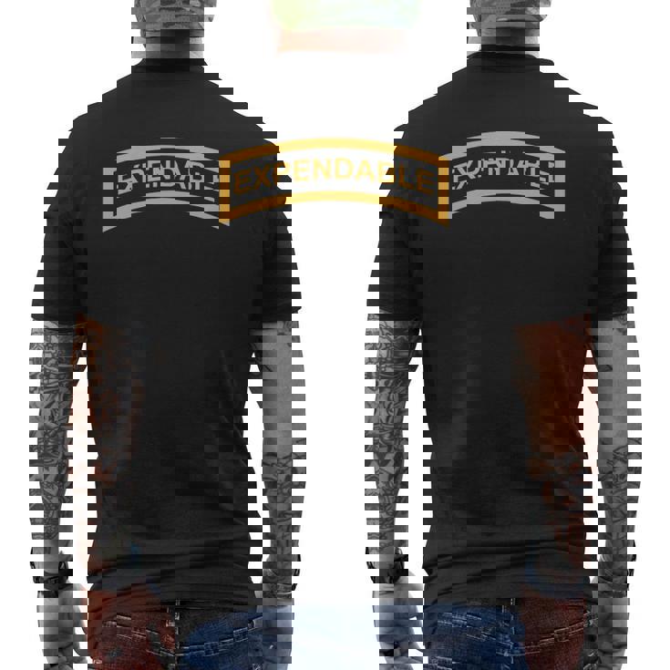 Expendable Military Special Forces Tab 20260 Ver2 Mens Back Print T ...