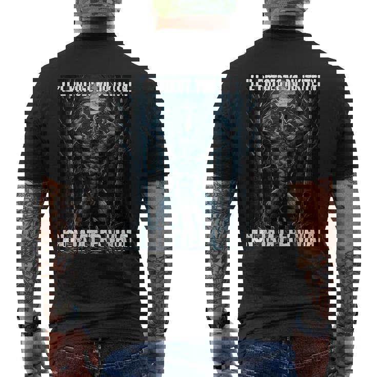 I'll Protect You Kitten No Matter What Alpha Wolf Werewolf T-Shirt | Mazezy