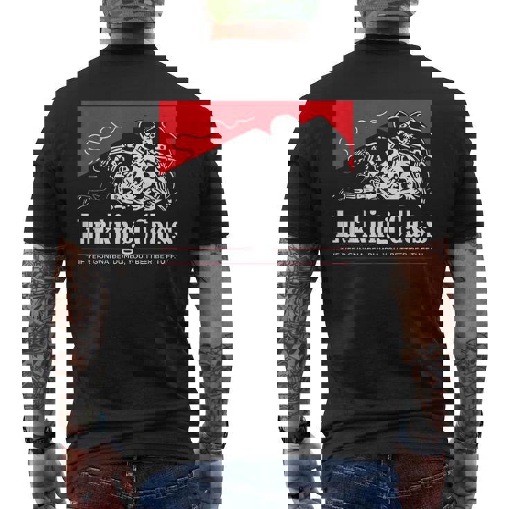 Lurkin Class If Yer Gunna Be Dumb You Better Be Tuff Cowboy Men's T ...