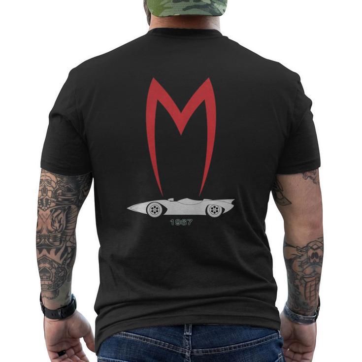 Mach 5 1967 Speed Racer Mens Back Print T-shirt - Thegiftio