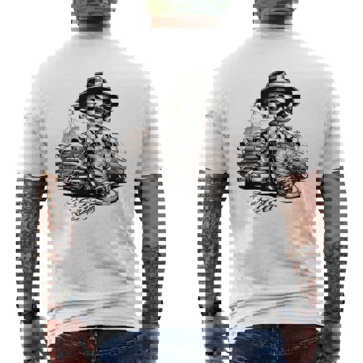 El Jefe Bomba Lowrider Chicano Homie Tattoo Cholo Pachuco Men's T-shirt ...