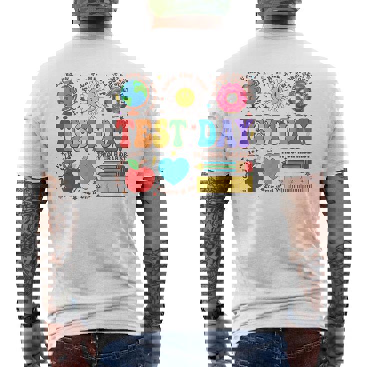 Groovy Testing Day Motivational Quotes Students Teachers T-Shirt - Seseable