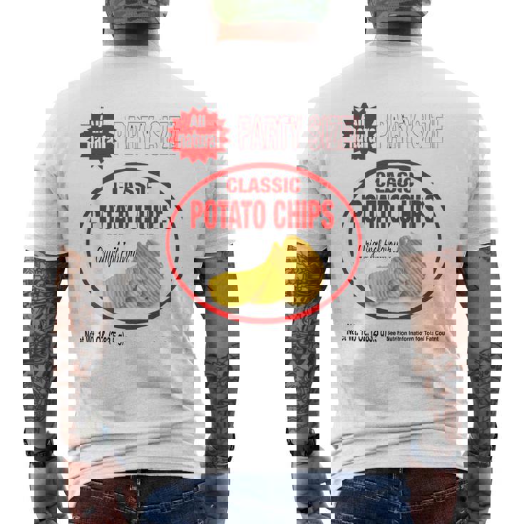 Original Flavor Classic Bag Of Potato Chips Costume Men's T-shirt Back ...