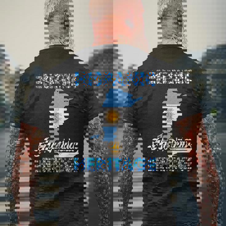 Argentina Flag National Hispanic Heritage Month Argentinian Men's T ...