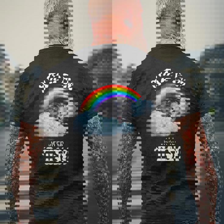 Autism Rizz Em With The Tism Meme Autistic Opossum Men's T-shirt Back ...