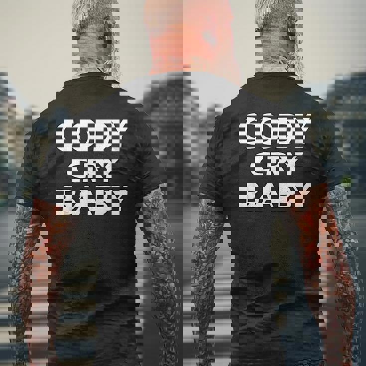 Cody Cry Baby Pro Wrestling Men's T-shirt Back Print - Seseable