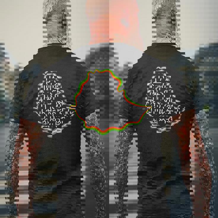 Ethiopian Alphabet Amharic Fidel Ethiopian Flag Style Men's T-shirt ...