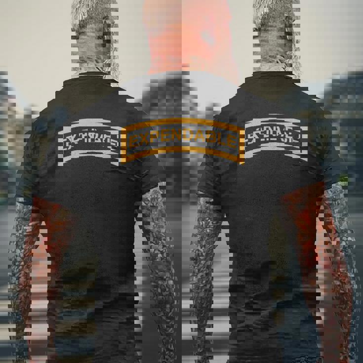Expendable Military Special Forces Tab 20260 Ver2 Mens Back Print T ...