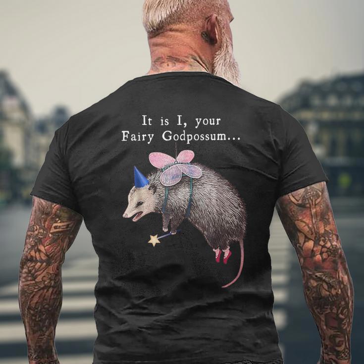 It Is I Your Fairy Godpossum Men's T-shirt Back Print | Mazezy