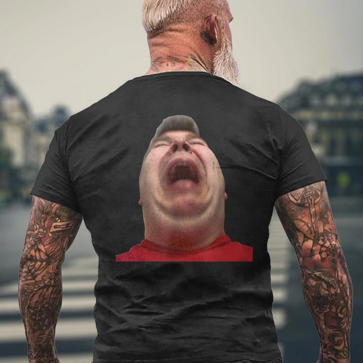 Nikocado Avocado Scream Crying Face Meme Food Joke Men's T-shirt Back ...