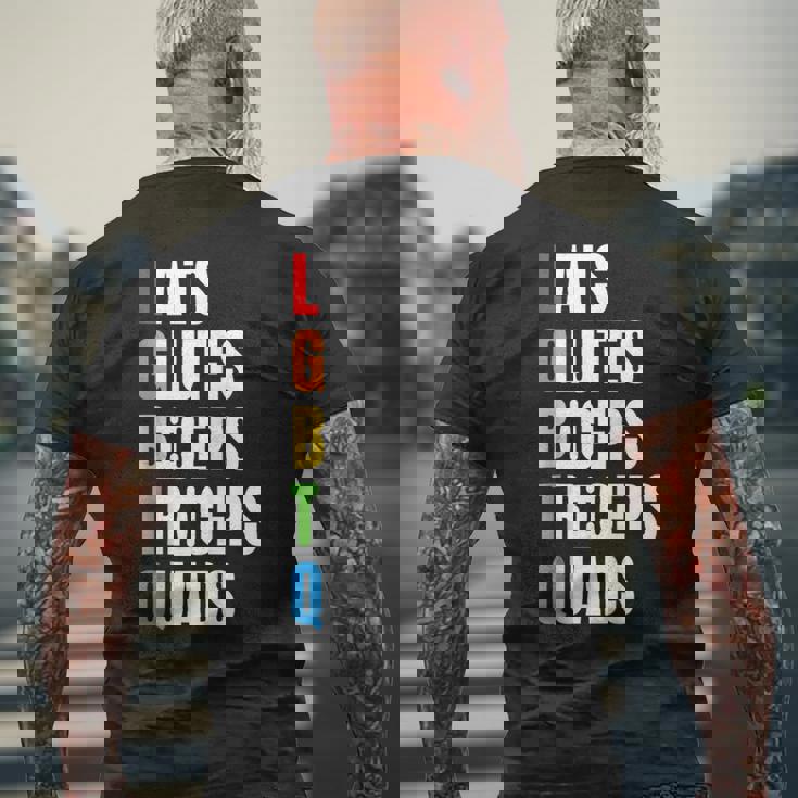 Lgbtq Pride 2024 Lats Glutes Biceps Triceps Quads For Men Men's T-shirt ...