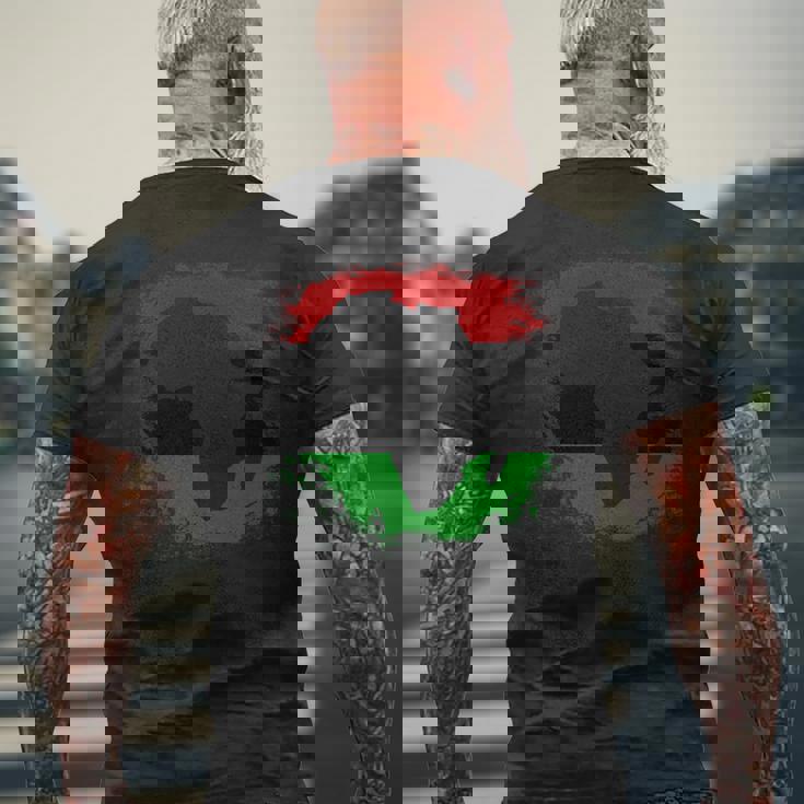 Pan Africa Flag African Continent Map Pan-Africa Unia Men's T-shirt ...