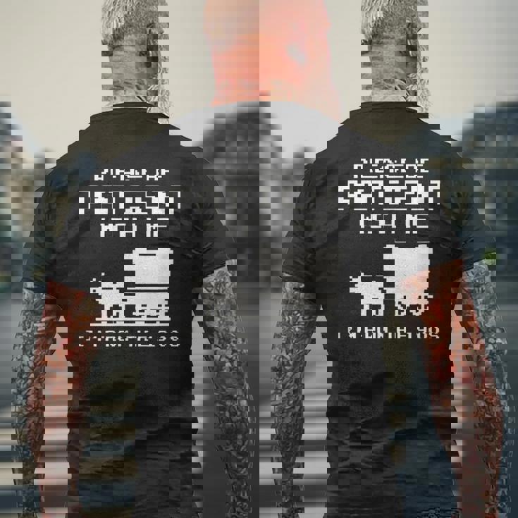 Please Patient I'm From The 1900S Boomer Meme Men's T-shirt Back Print ...