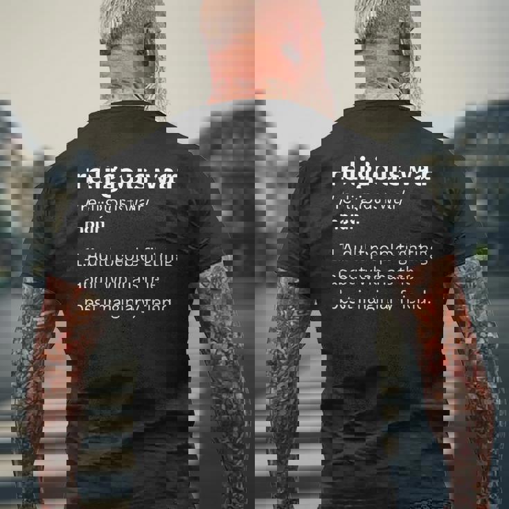 Religious War Definition Aldult People Fighting Jesus Men's T-shirt ...