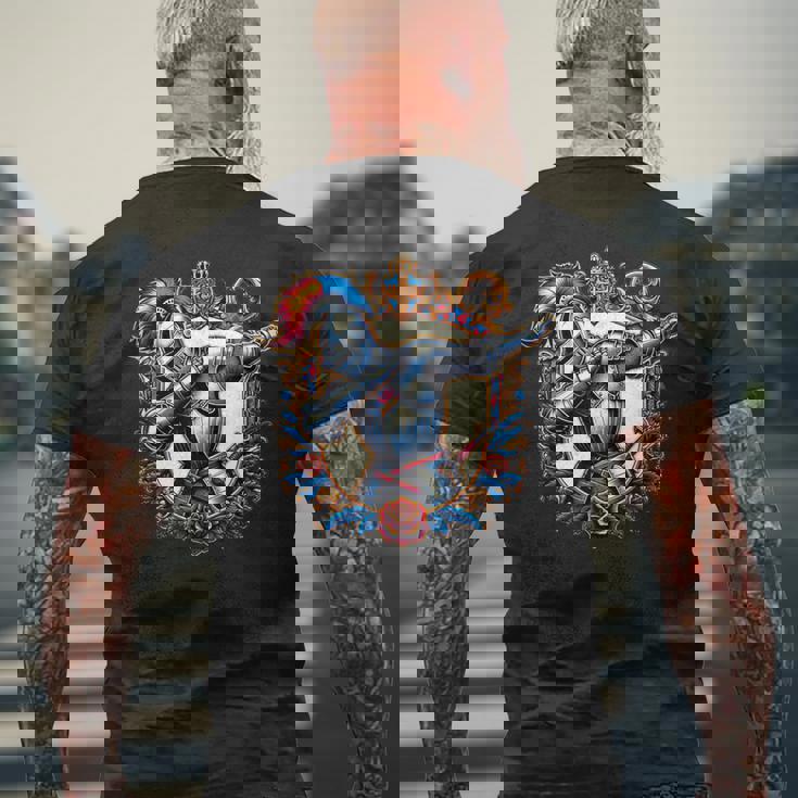 Ren Faire Dabbing Medieval Knight Renaissance Faire Men's T-shirt Back ...