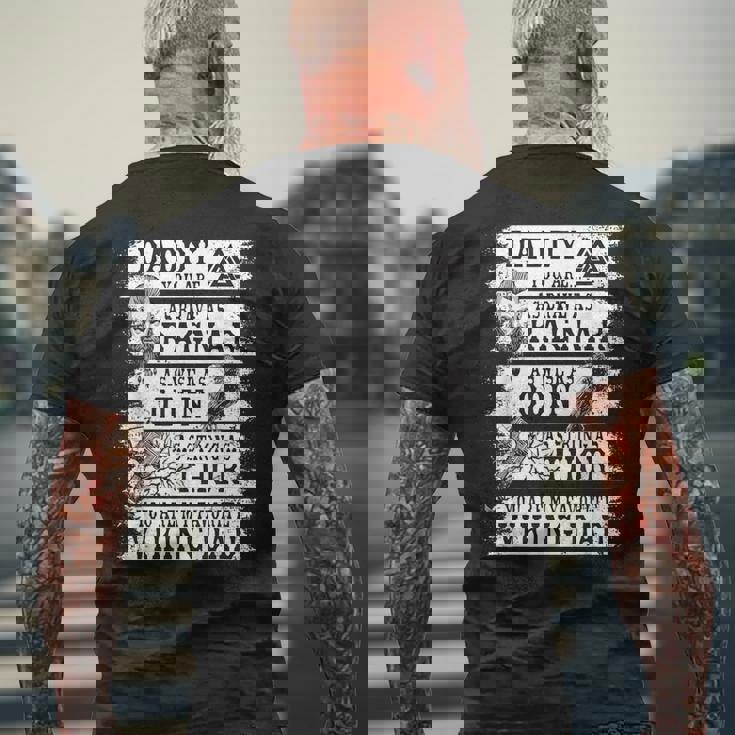 Retro Norse Mythology & Viking Saying Best Viking Daddy Men's T-shirt ...