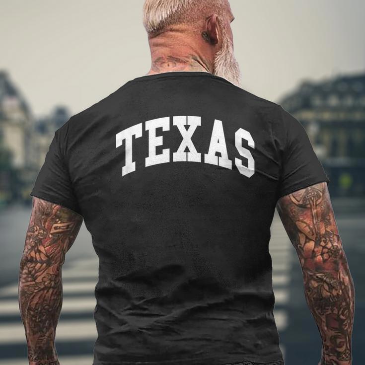 Texas Throwback Classic Men's T-shirt Back Print | Mazezy