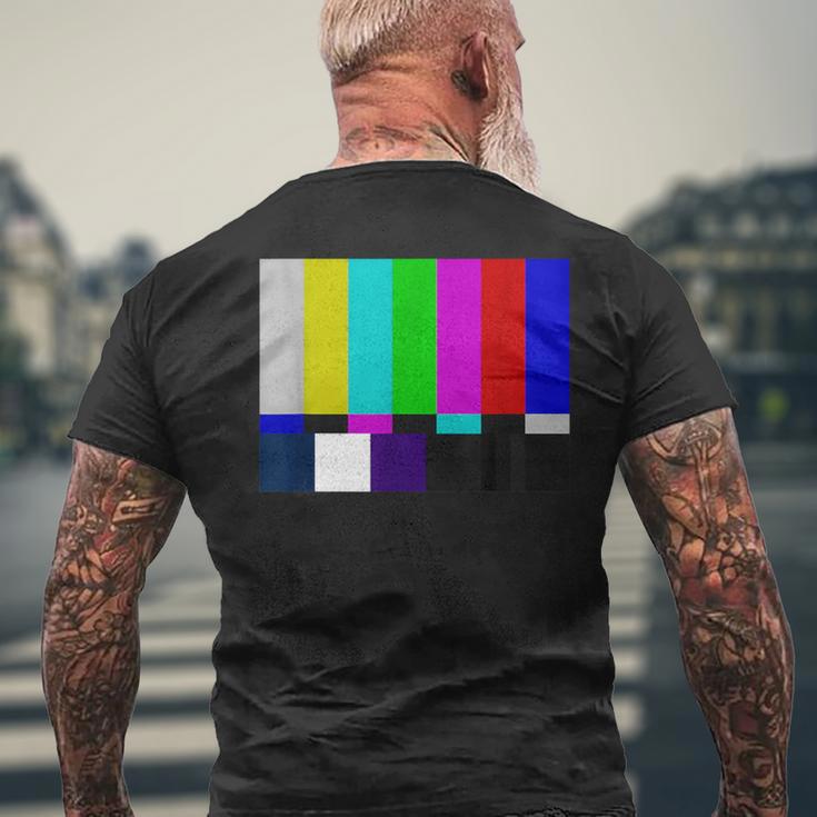 Tv Test Pattern Test Card Pal Ntsc Tv Test Pattern Men's T-shirt Back ...