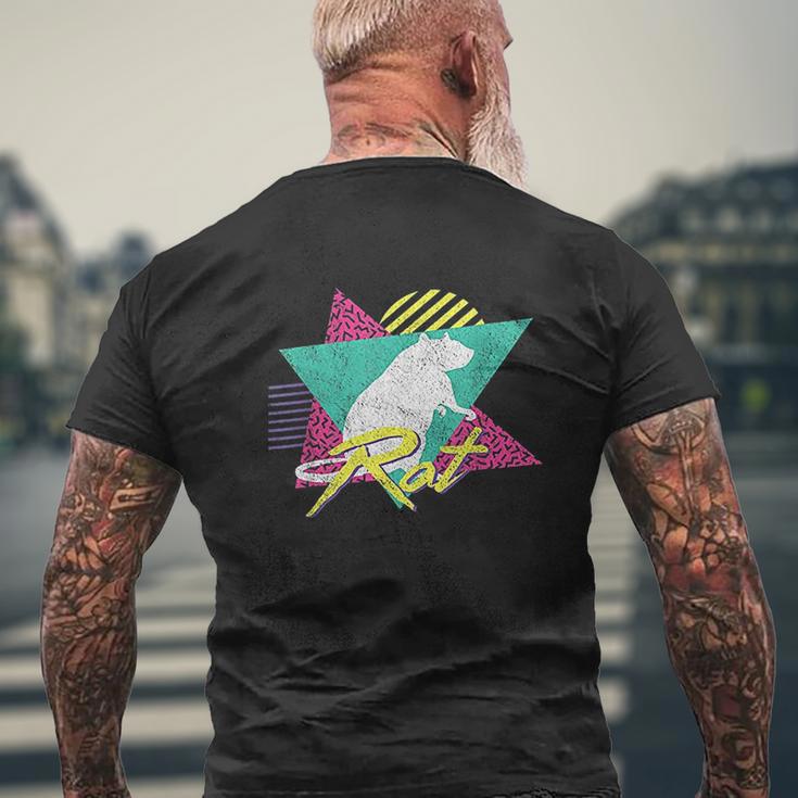 Vintage Retro 80S Or 90S Cool Rat Mens Back Print T-shirt - Thegiftio