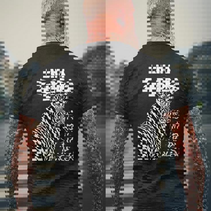 Zebra Ribbon's Not For The Weak Support Cvid Awareness Men's T-shirt ...