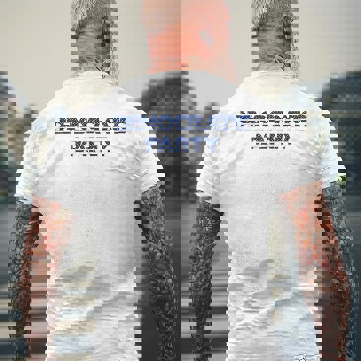 Democratic Party Progressive Men's T-shirt Back Print - Monsterry