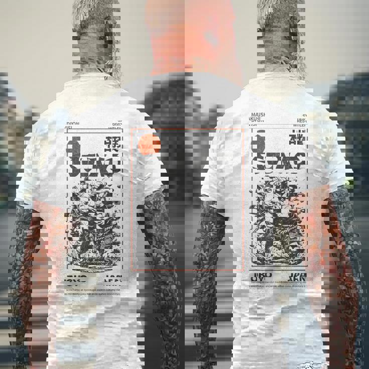 Sumo Wrestling Tokyo Japan Vintage Japanese Men's T-shirt Back Print ...