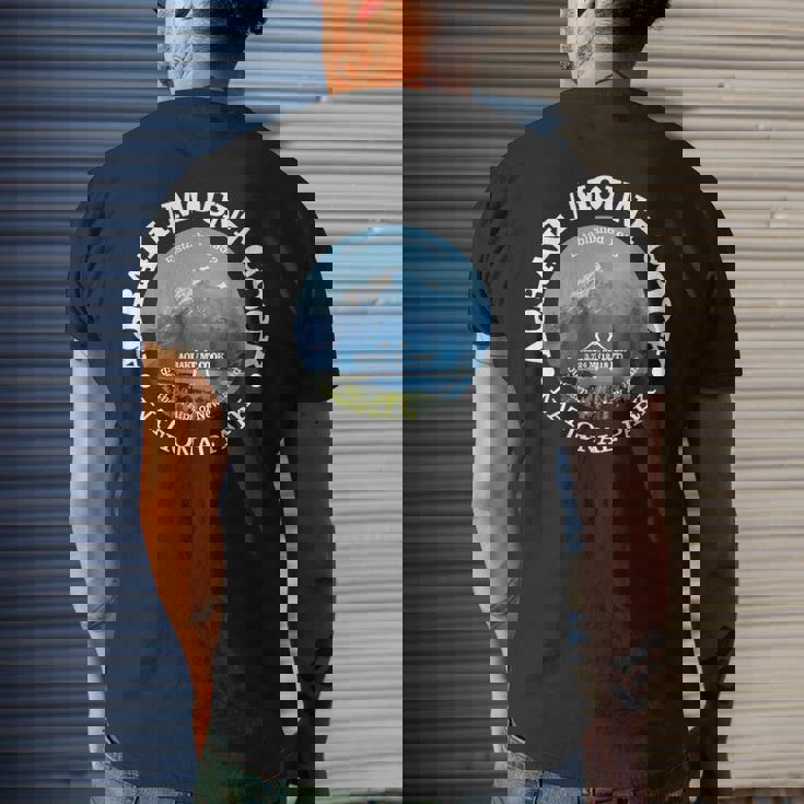 Aoraki Mount Cook National Park New Zealand Hiking Men's T-shirt Back ...