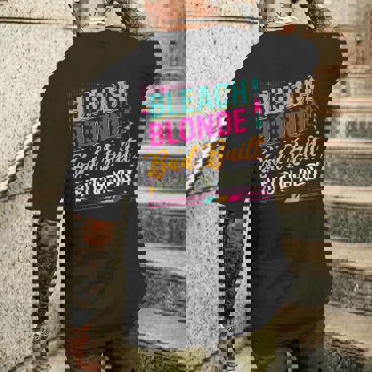 Beach Blonde Bad Built Butch Body Council Men's T-shirt Back Print | Mazezy