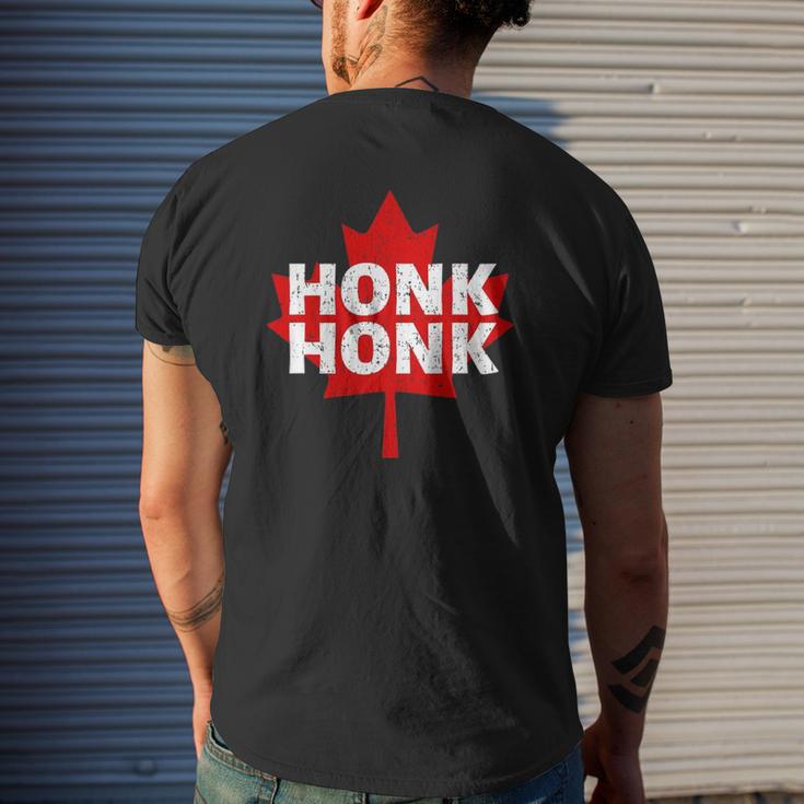 Canadian Trucker Canada Freedom Convoy Honk Honk Mens Back Print T ...