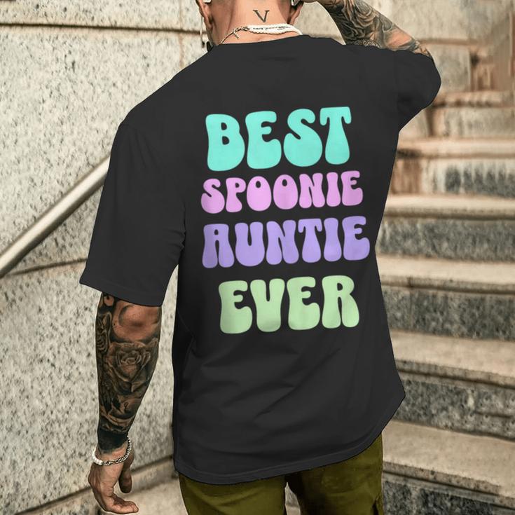 Chronic Pain Disability Awareness Best Spoonie Auntie Ever Men's T ...