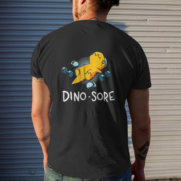 Dino Sore Dinosaur Workout Gym Fitness Lifting Tank Top Mens Back Print ...