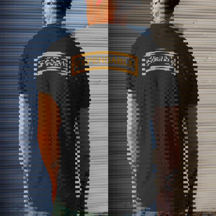 Expendable Military Special Forces Tab 20260 Ver2 Mens Back Print T ...