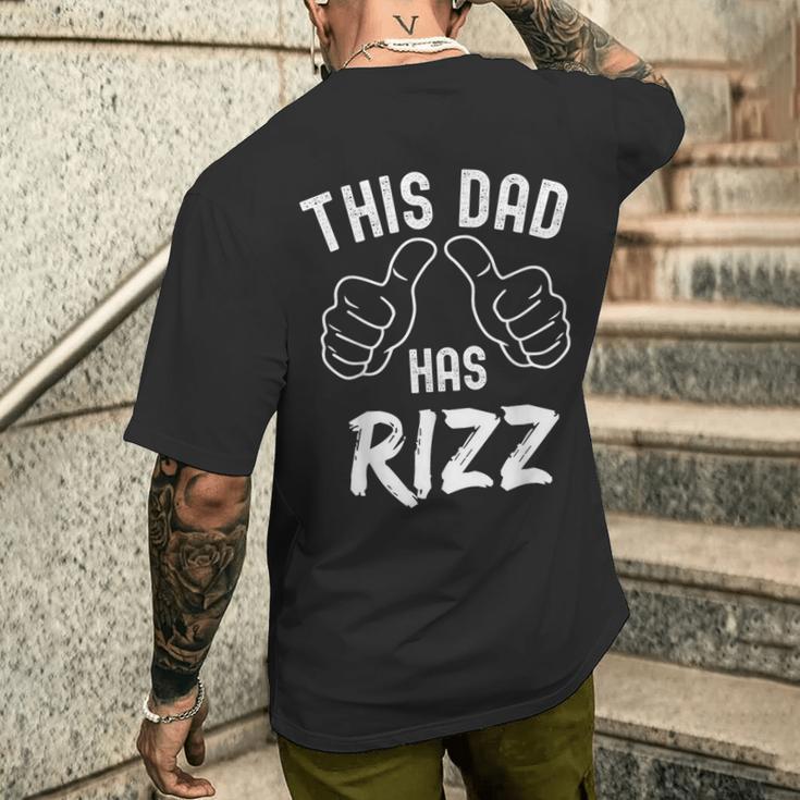Fathers Day This Dad Has Rizz Viral Internet Meme Pun Men's T-shirt ...