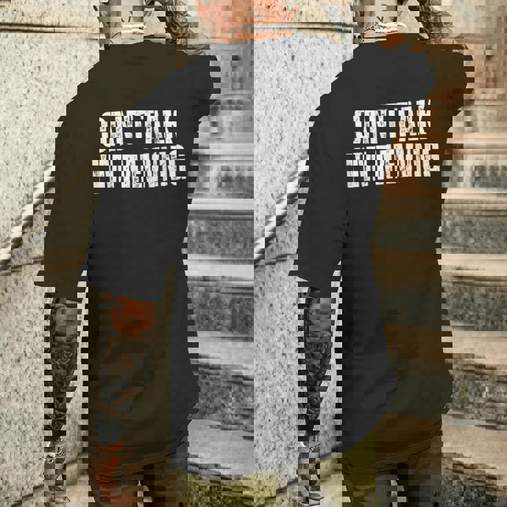 Mewing Mewing Technique Can't Talk I'm Mewing Men's T-shirt Back Print ...