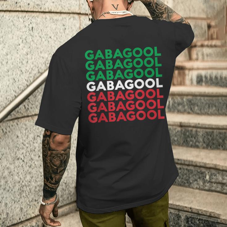 Gabagool Capicola Italian Slang Italy Flag Retro Vintage Men's T-shirt ...