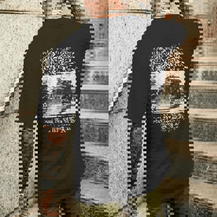 Killdozer Modified Tank Bulldozer Men's T-shirt Back Print | Mazezy