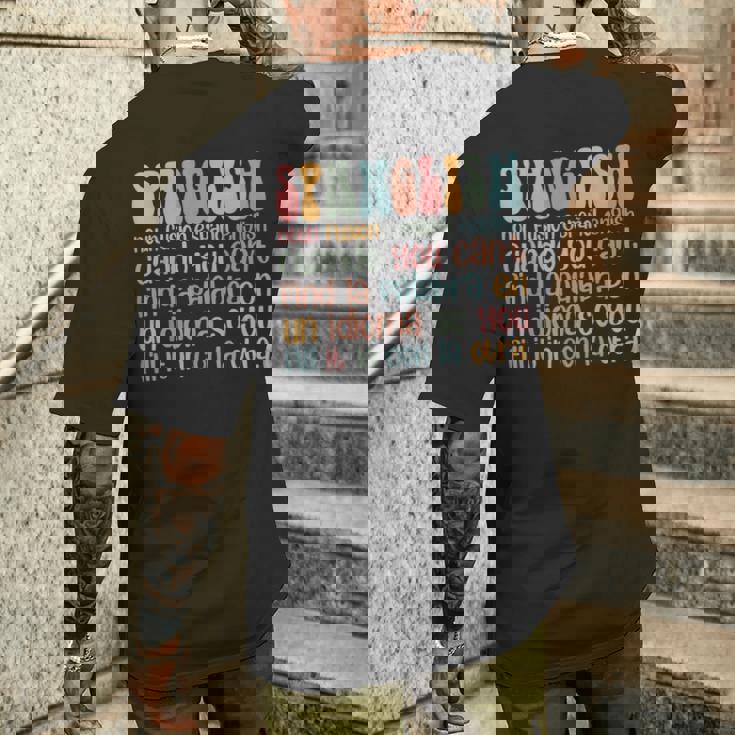 Latin Spanish English Spanglish Noun Definition Hispanic Men's T-shirt ...